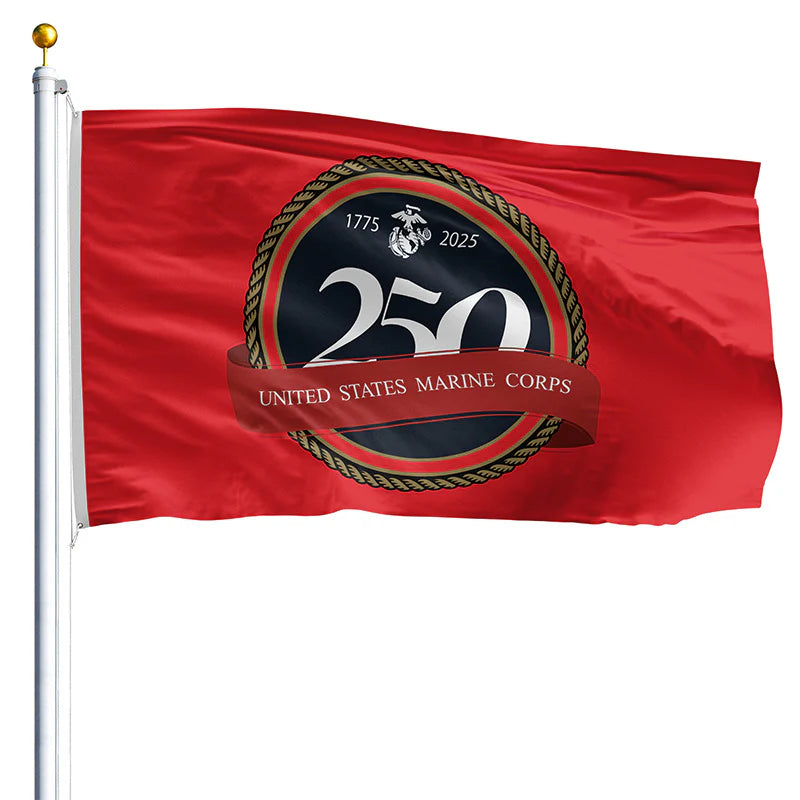 Marine 250th Anniversary Flag – Flagpole Gear